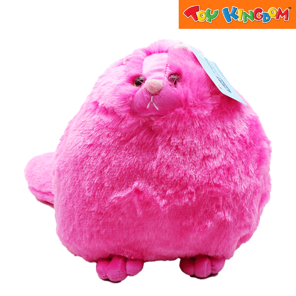 KidShop Fat Cat Fuchsia Pink 25 cm Stuffed Toy | Toy Kingdom